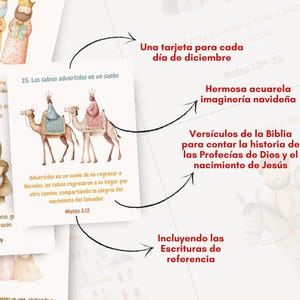SPANISH Calendario De Adviento De La Historia De La Natividad ...