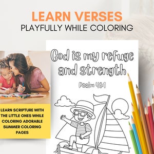20 Summer Sunday School Coloring Pages | Homeschool Printable ...