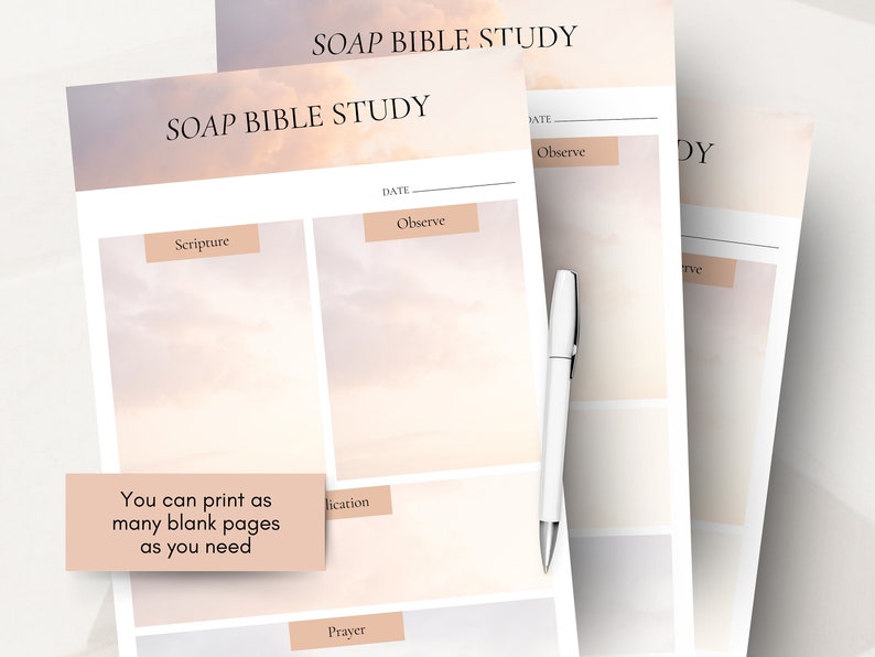 Verse Mapping | Soap Bible Verse Study | Bible Study Template ...