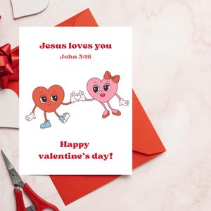 Christian Valentine Cards Set | Valentines Day Scripture Greeting Cards ...