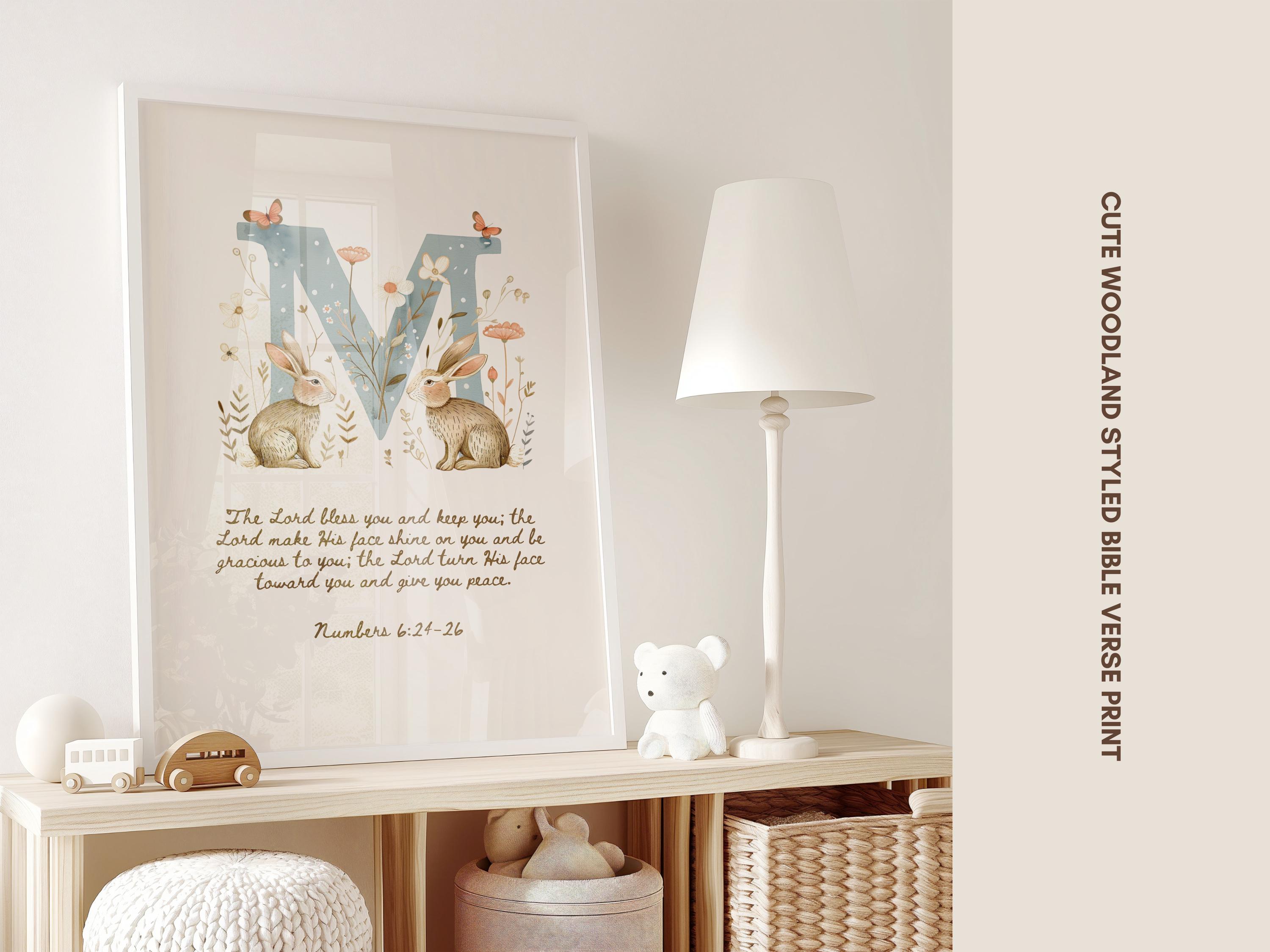 Letter M - the Blessing for Kids - Numbers 6:24-26 | Christian Nursery ...