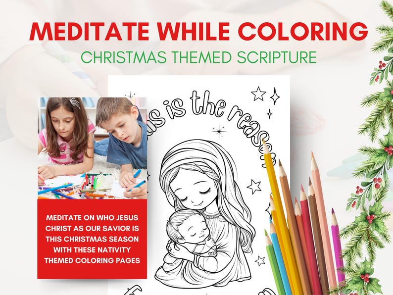 20 Nativity Sunday School Coloring Pages | Christian Homeschool ...