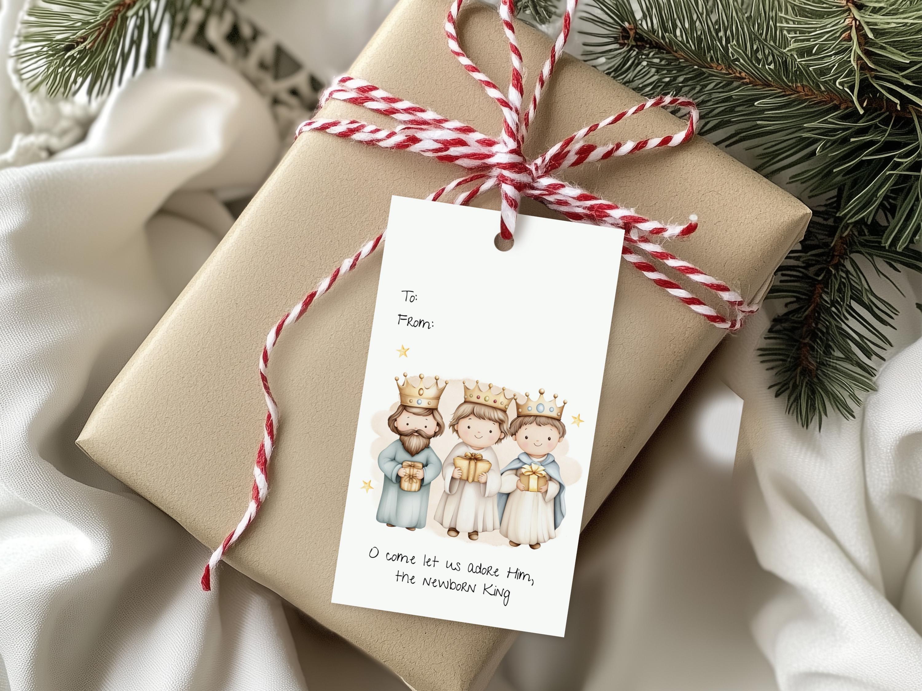 Nativity Scene Gift Tags Set of 5 | Christmas Presents Label ...