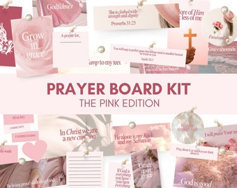 Prayer Board Kit | the Pastel Edition | Printable Prayer Vision Board ...
