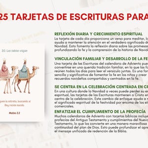 SPANISH Calendario De Adviento De La Historia De La Natividad ...