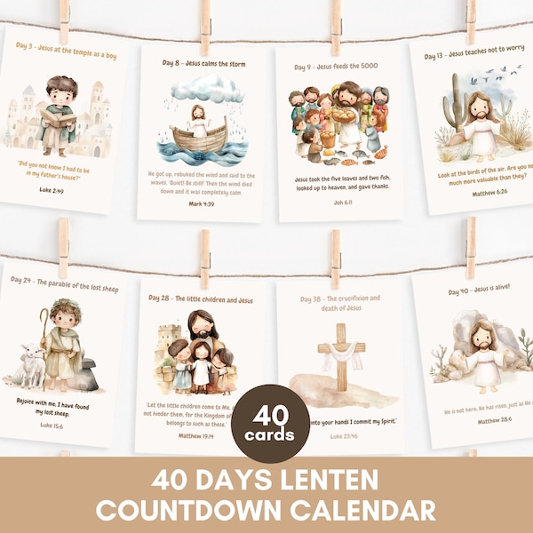 Days of Easter Tree - Etsy