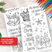 Christmas Faith Printable Coloring Bookmarks | Christian Homeschool ...