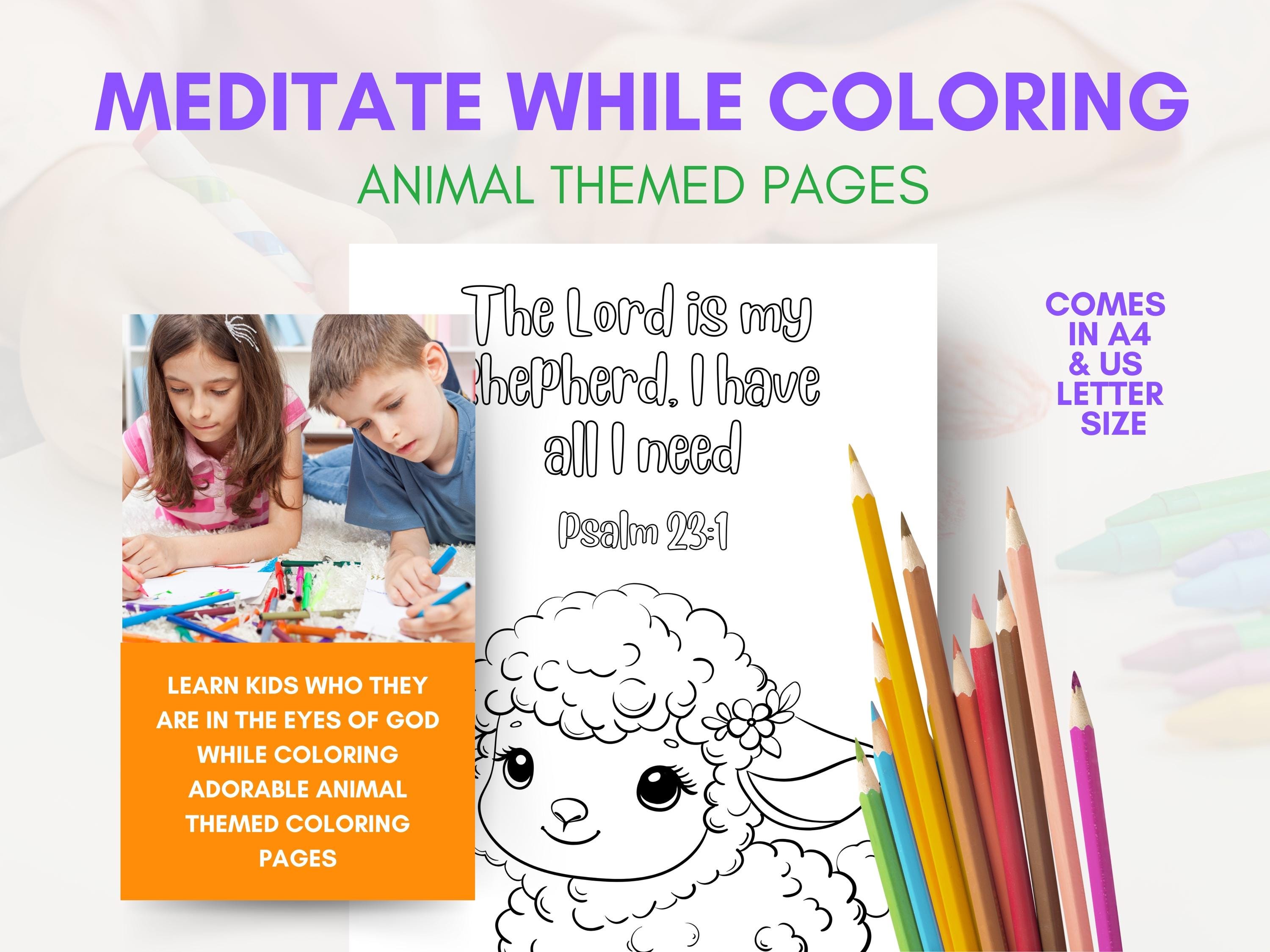 20 Bible Verse Affirmation Coloring Pages | Homeschool Printable ...