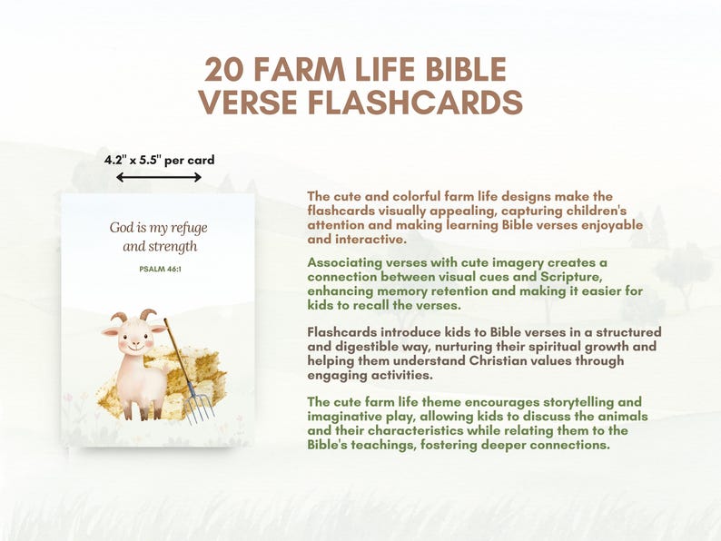 20 Bible Verse Flashcards | Educational Scripture Memory Cards ...