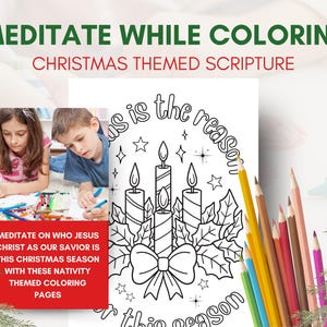 20 Christmas Sunday School Coloring Pages | Christian Homeschool ...