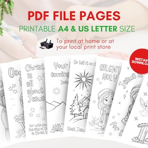 20 Nativity Sunday School Coloring Pages | Christian Homeschool ...