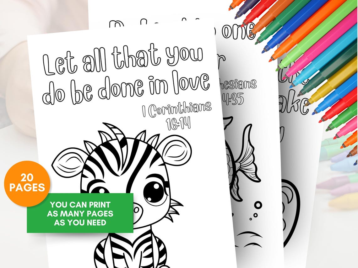 20 Sunday School Coloring Pages | Homeschool Printable | Christian ...