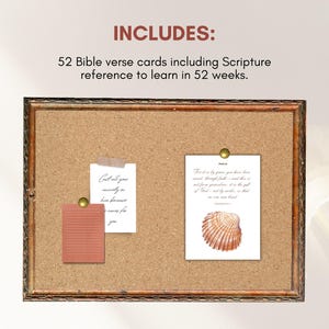 52 Bible Verse Memory Cards | Christian Printable Desk Calendar ...