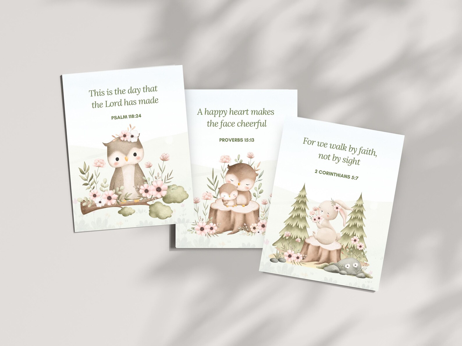 20 Bible Verse Flashcards | Educational Scripture Memory Cards ...