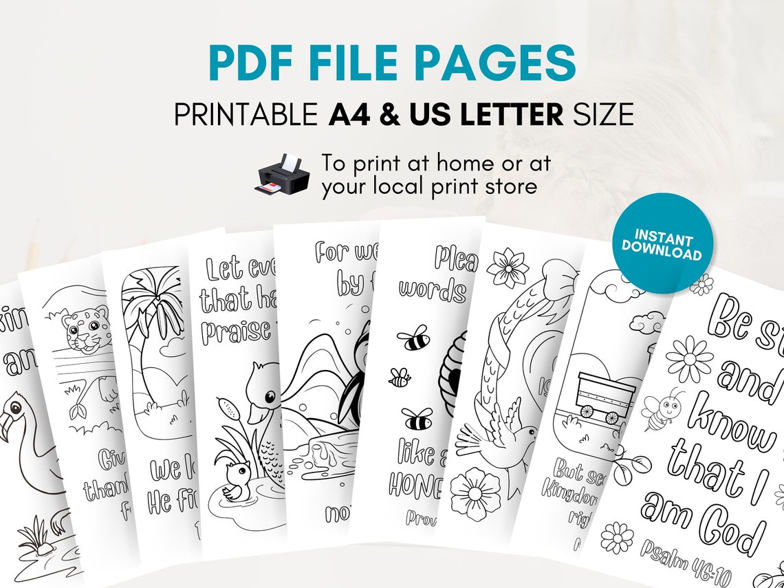 20 Sunday School Coloring Pages Homeschool Printable Christian Bible ...