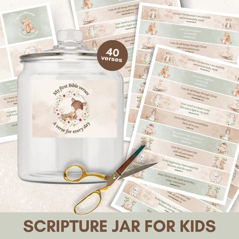 Bible Verses Jar - Etsy