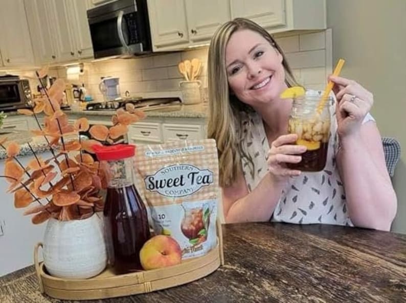 Iced Tea Georgia Peach Ice Tea Bags 10-pack 10 Gallons Total ...