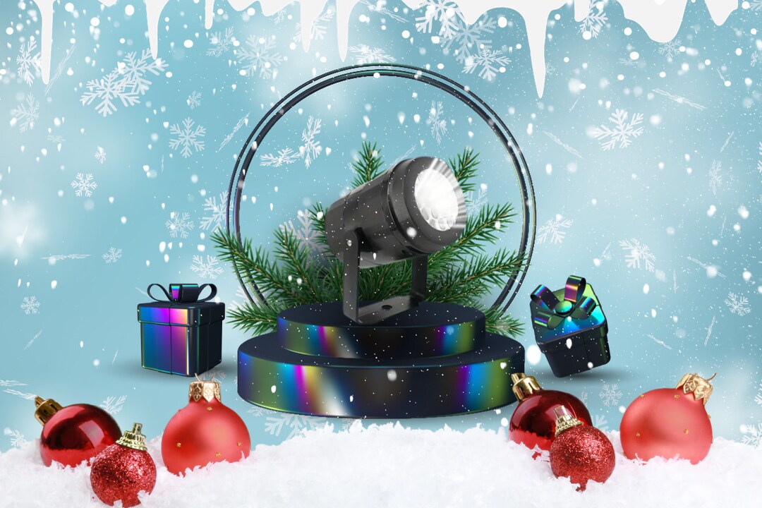 Christmas Snow Projector - Etsy