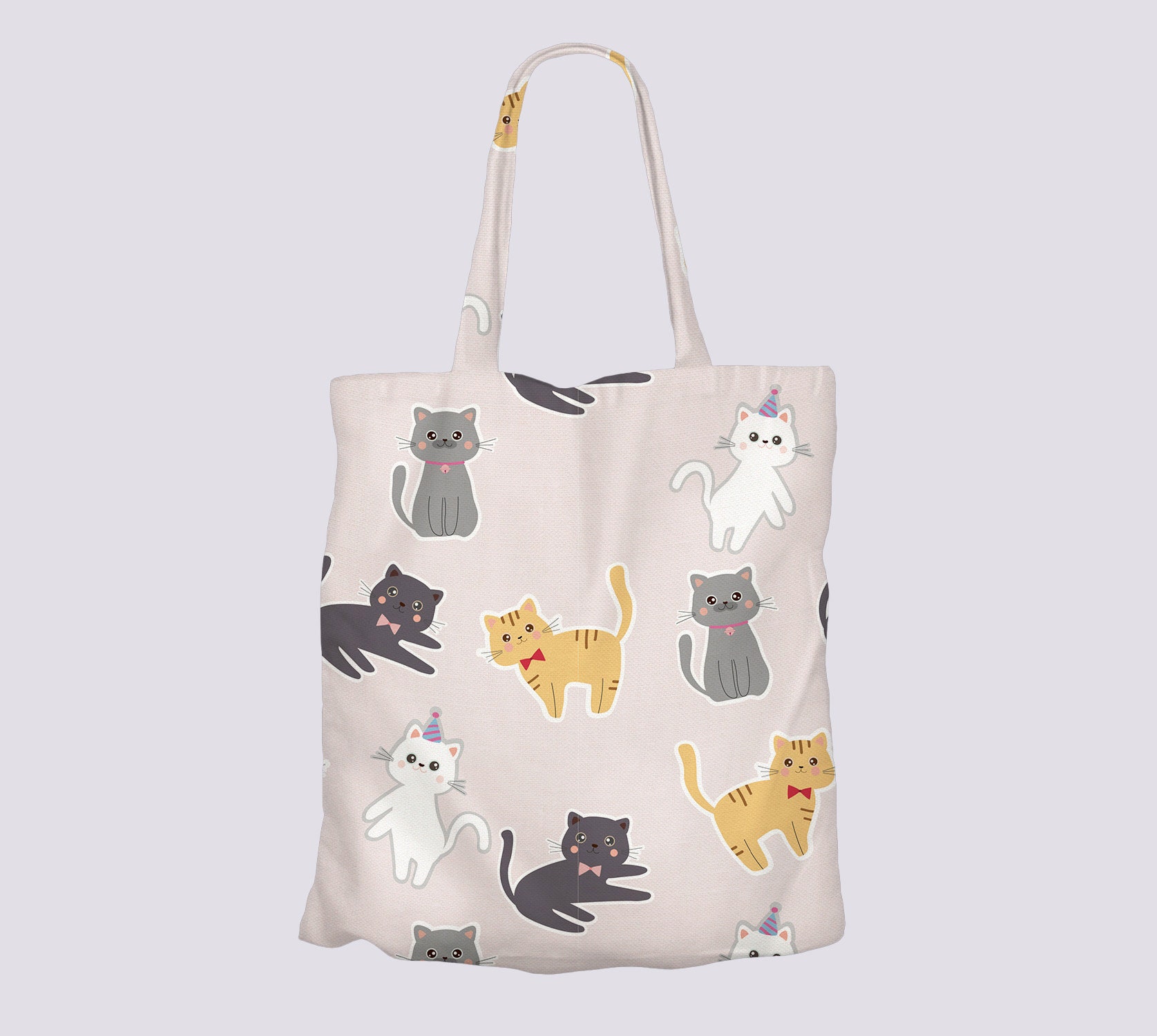 4 Different Charaters of Cats Seamless Repeat Pattern , File Seamless ...