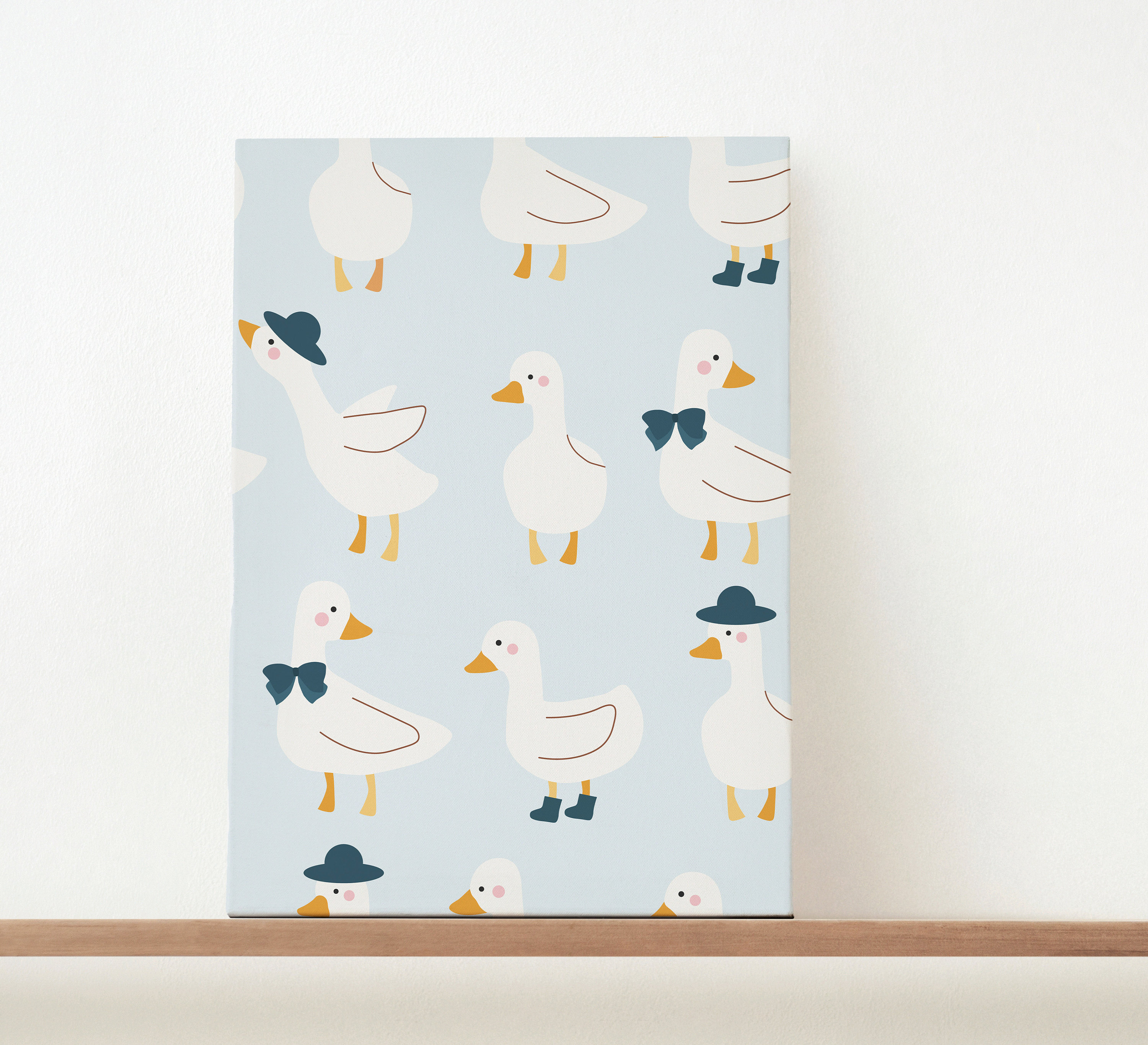 Ducks Seamless Repeat Pattern File ,seamless Pattern for Fabric ...