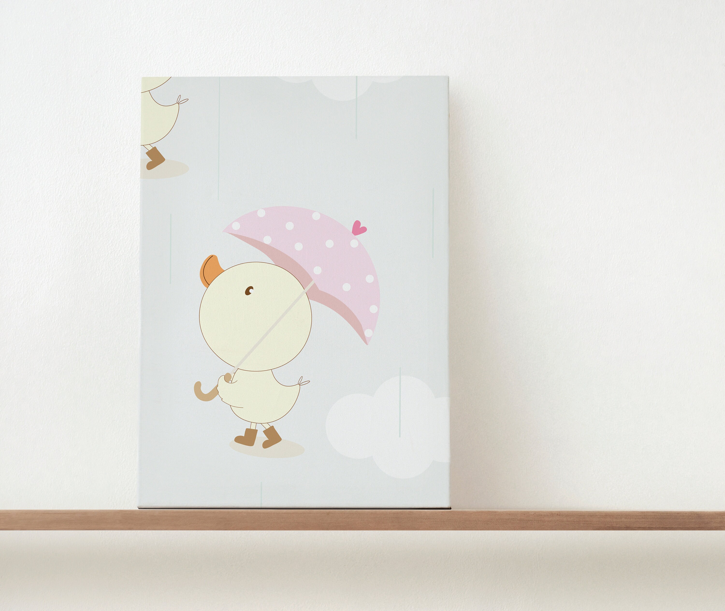 Little Duck With Umbrella Seamless Repeat Pattern File ,seamless ...