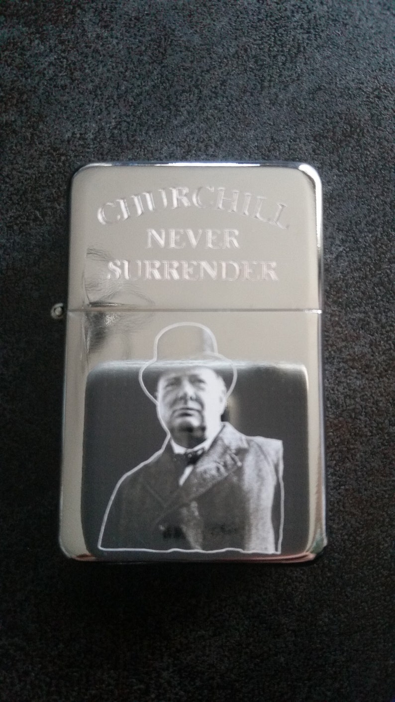 Winston Churchill Engraved Lighter A Historic Tribute in Your Pocket ...