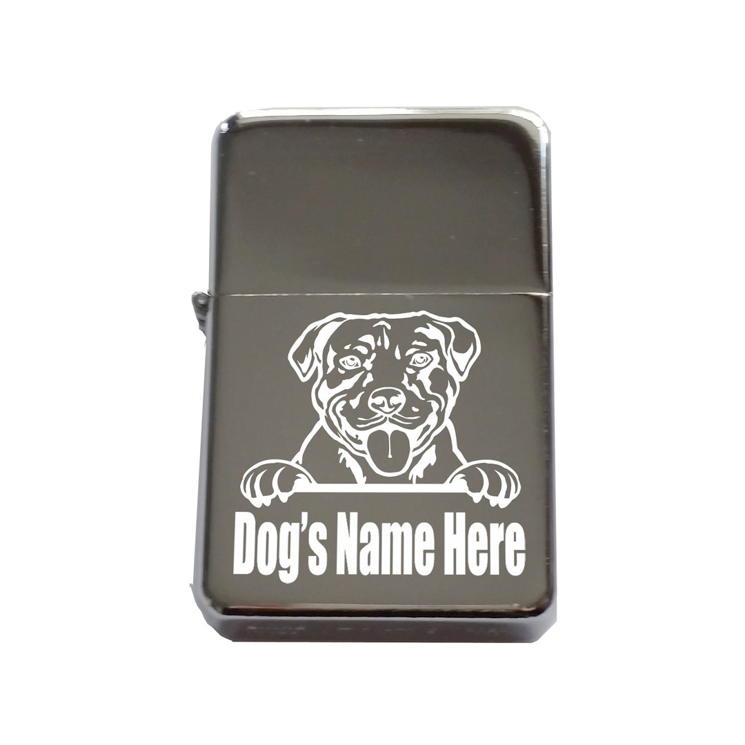 Custom Engraved Dog Lighter - Personalized Pet Keepsake, Dog Memorial ...