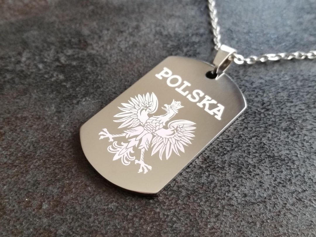 Poland Polska Necklace– Heritage Emblem Souvenir Gift | Personalised ...