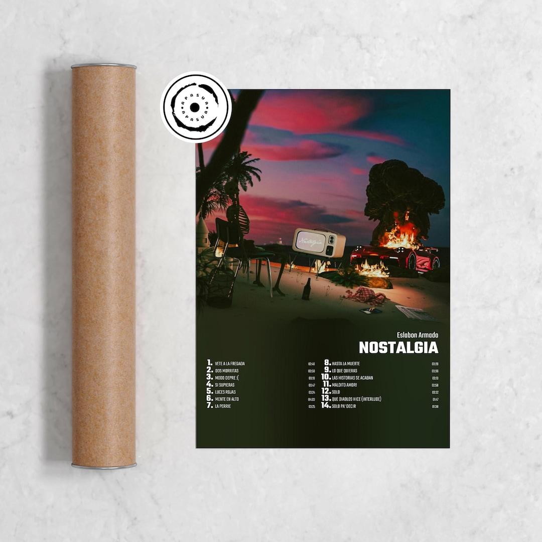 Eslabon Armado Nostalgia Album Cover Poster Wall Art - Etsy Australia