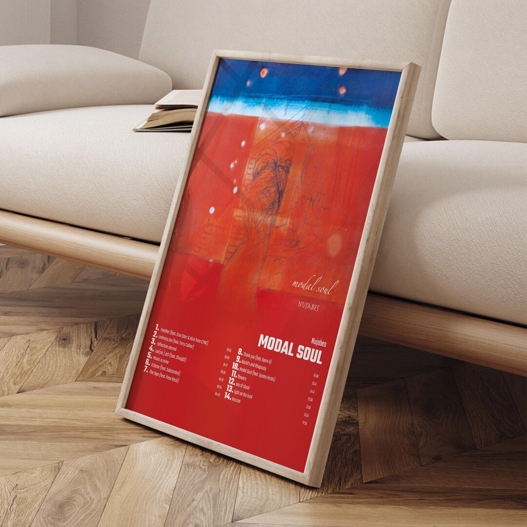 Nujabes Modal Soul Album Cover Poster Music Poster Home - Etsy UK