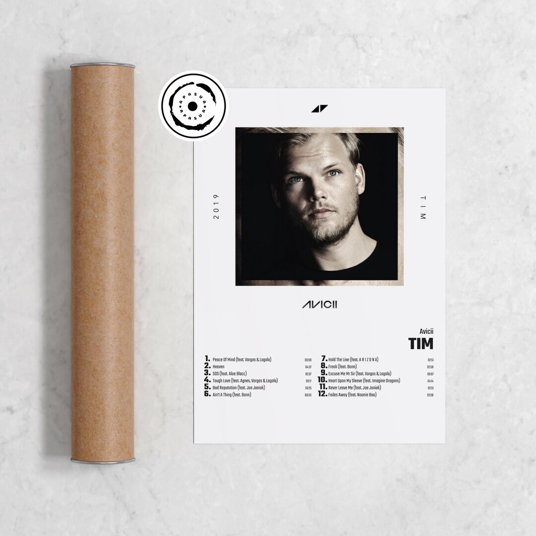 Avicii Tim Album Cover Poster Wall Art Semi-gloss Paper - Etsy