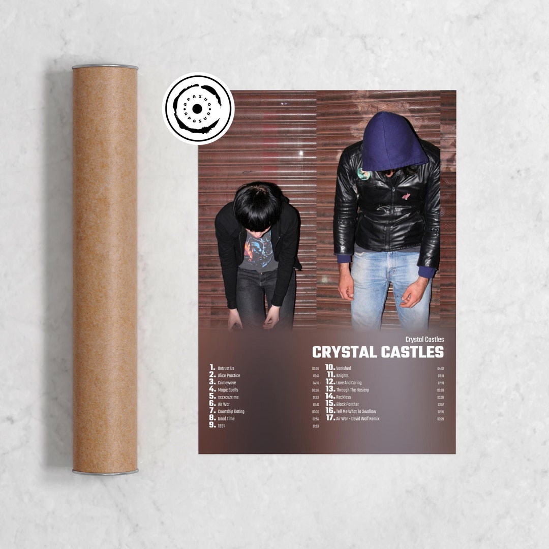 Crystal Castles Crystal Castles Album Cover Poster Wall Art - Etsy
