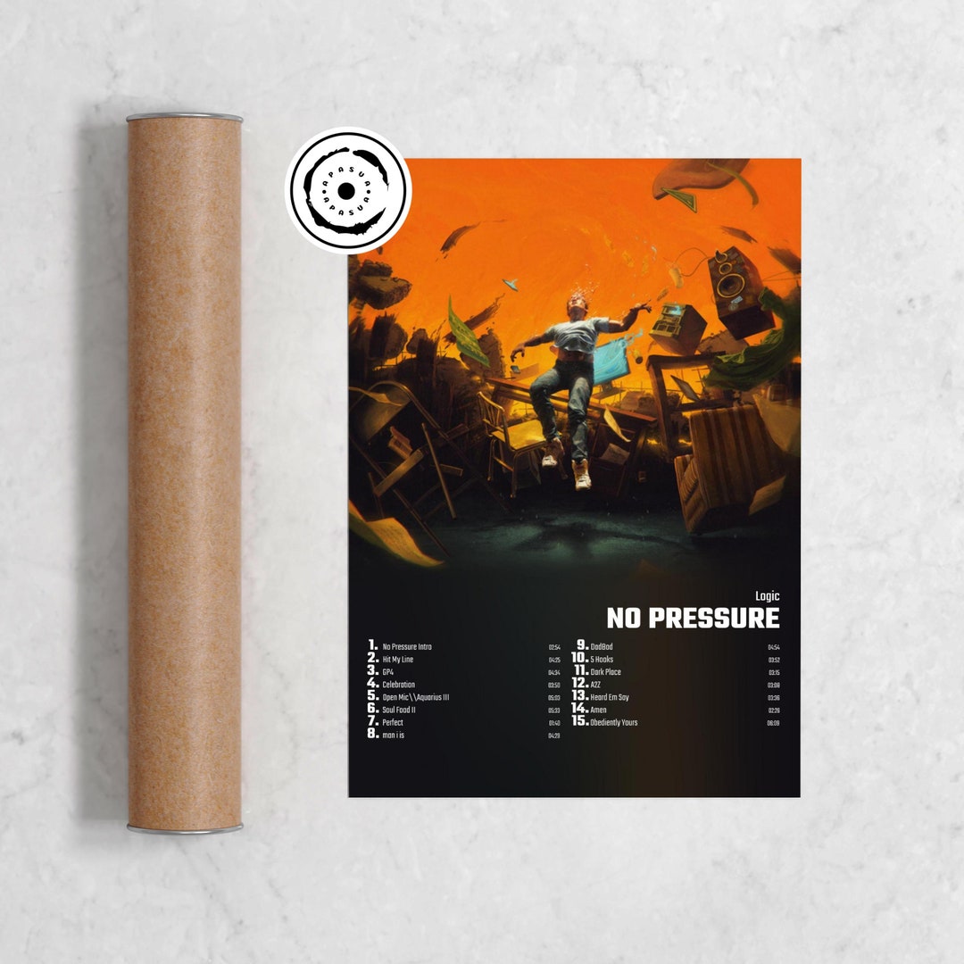 Logic No Pressure Album Cover Poster Wall Art Semi-gloss - Etsy