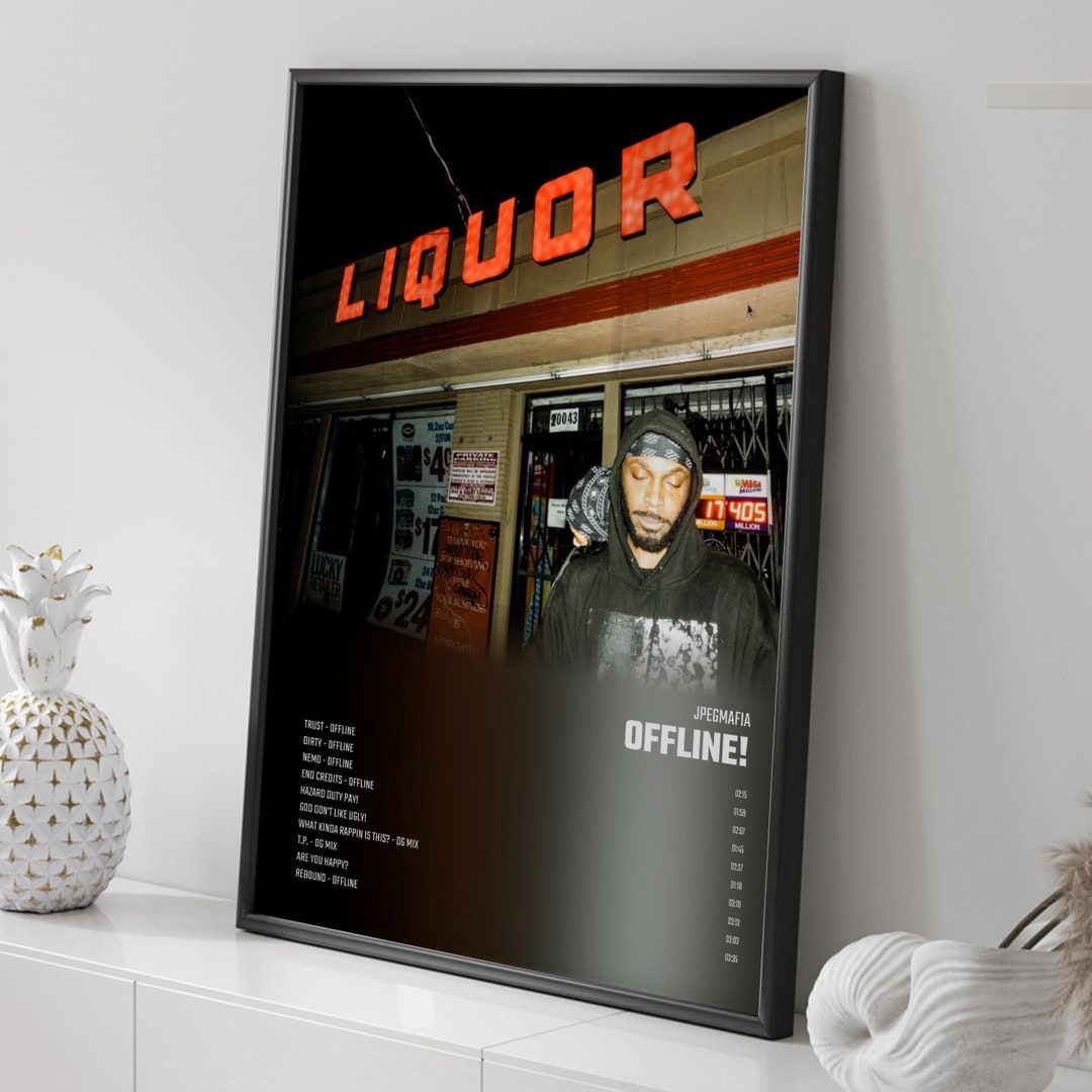 JPEGMAFIA Offline Album Cover Poster Music Poster Home - Etsy