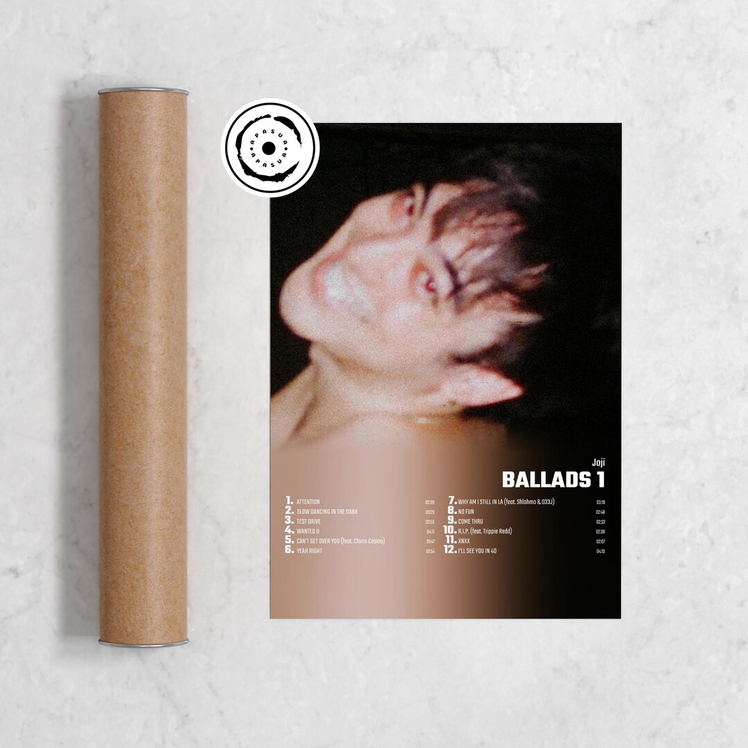 Joji Ballads 1 Album Cover Poster Wall Art Semi-gloss - Etsy