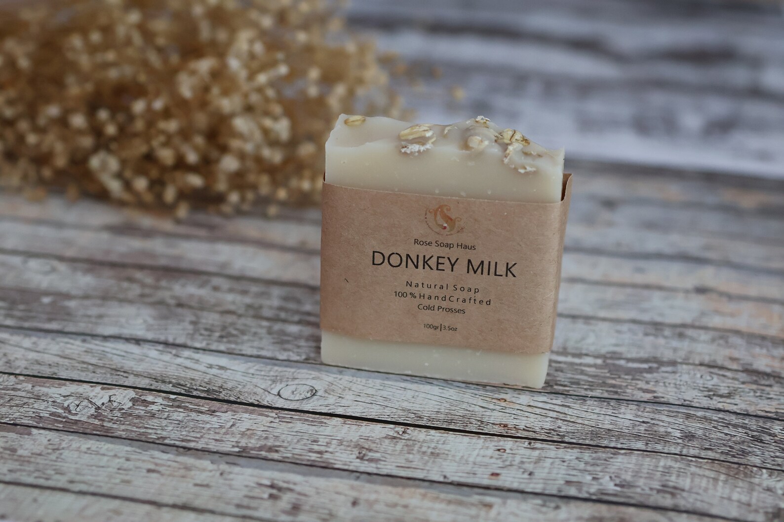 Donkey Milk Soap, % 100 Natural Moisturizing Bar Soap for Face and Body ...