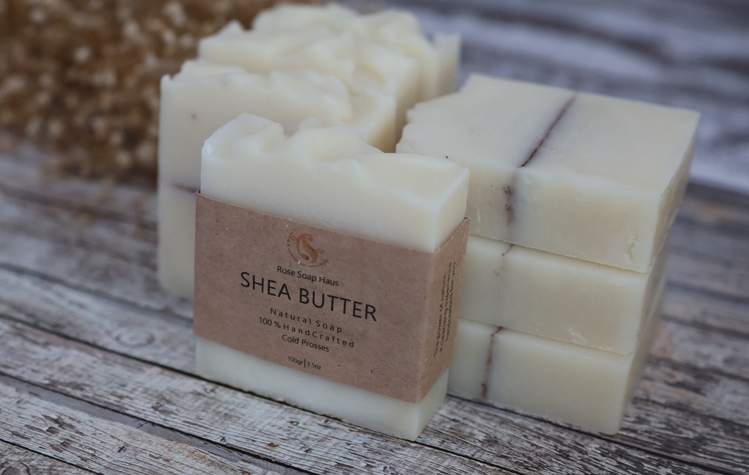 Shea Butter Moisturizing Soap, Cold Process Soap, Natural Handcrafted ...