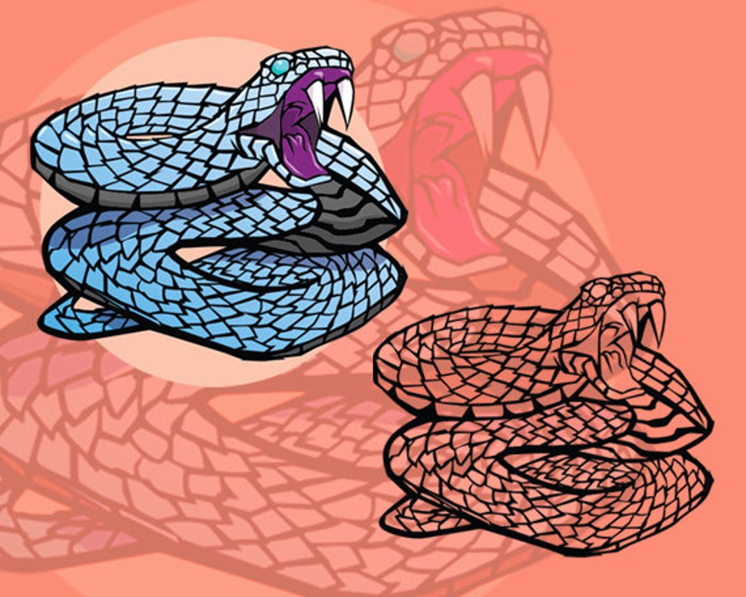 Snake SVG BNG Bundle - Etsy