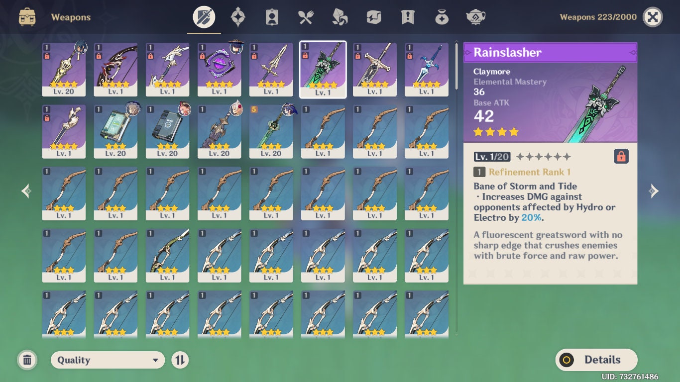 Genshin Impact C2 Wanderer Account EU Server read the - Etsy