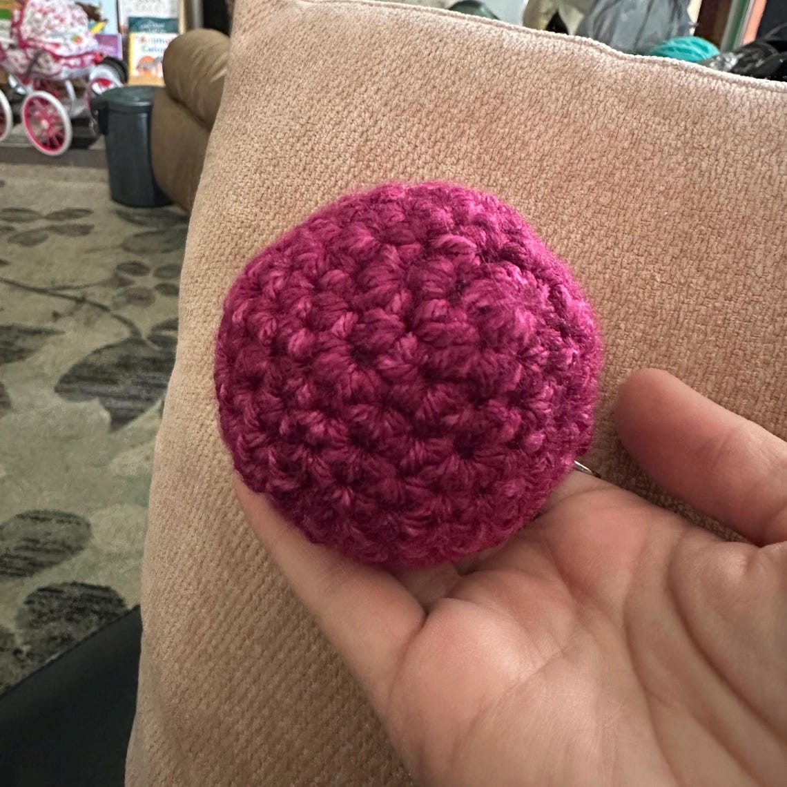 Crochet Foot Bag or Stress Ball - Etsy