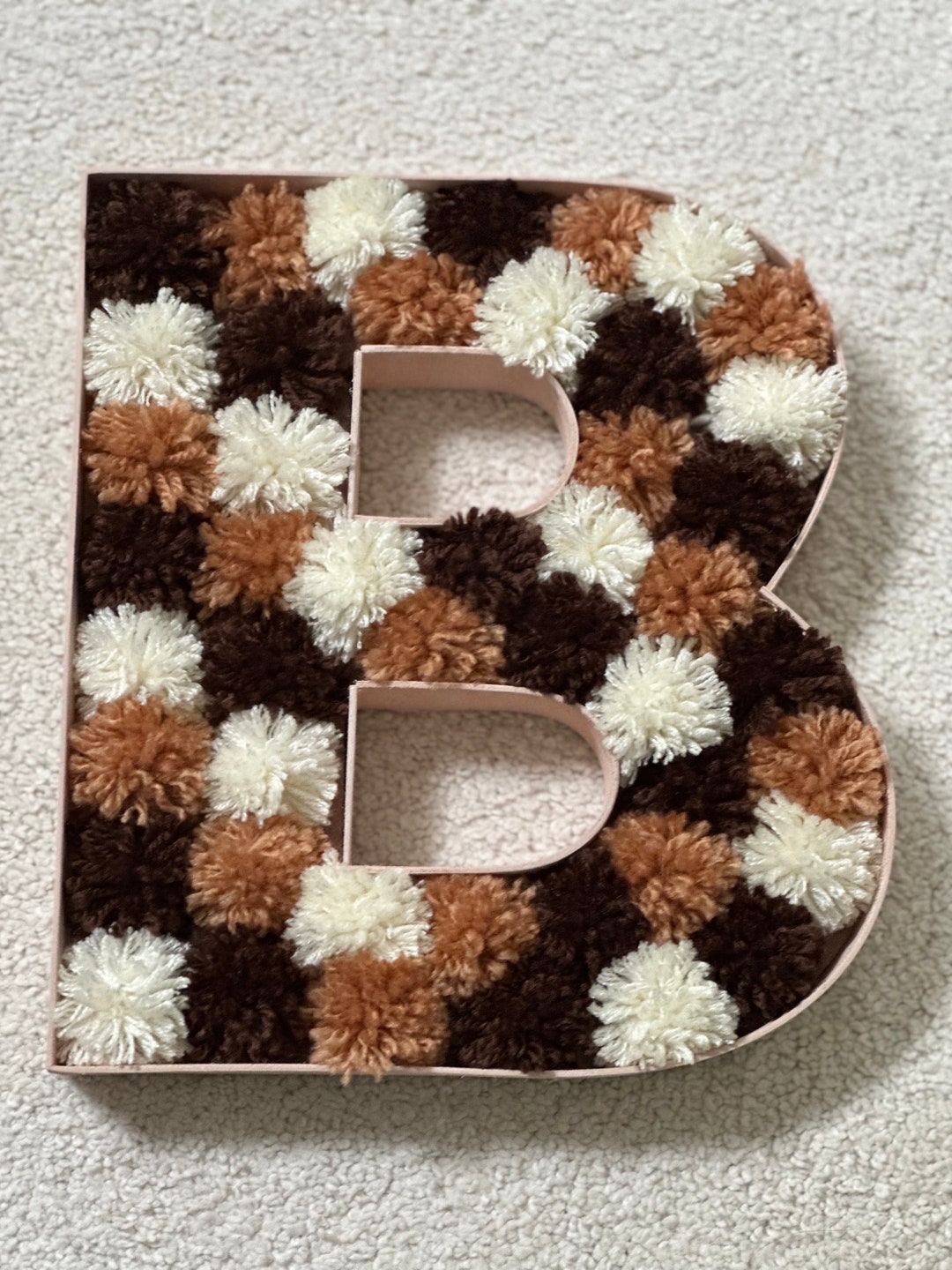 Pom Pom Letters - Etsy