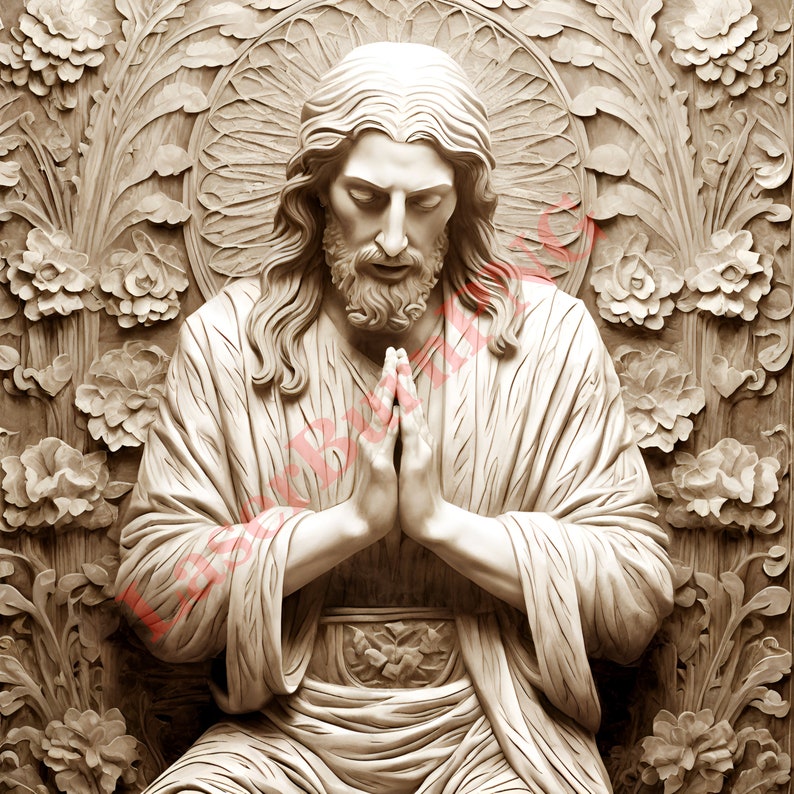Jesus Lightburn Png Glowforge Projects Religion Laser Laser Engrave ...