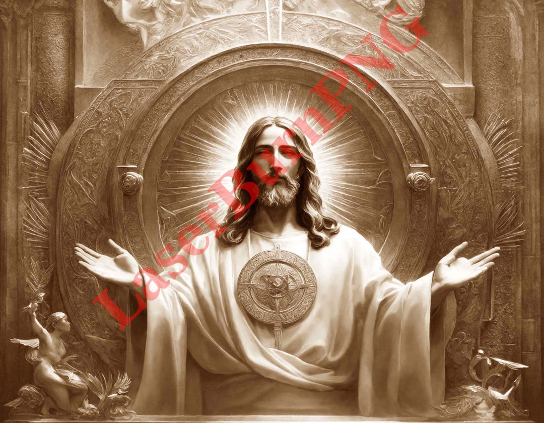 Laser Engrave Laser Burn File 3d Illusion Religion Laser Ready Png ...