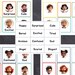 16 Emotion Cards in English and Spanish Matching Emotions Activity Kids ...