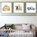 Farmhouse Kids Room Art Farm Nursery Classic Blue Truck Bedroom Decor ...