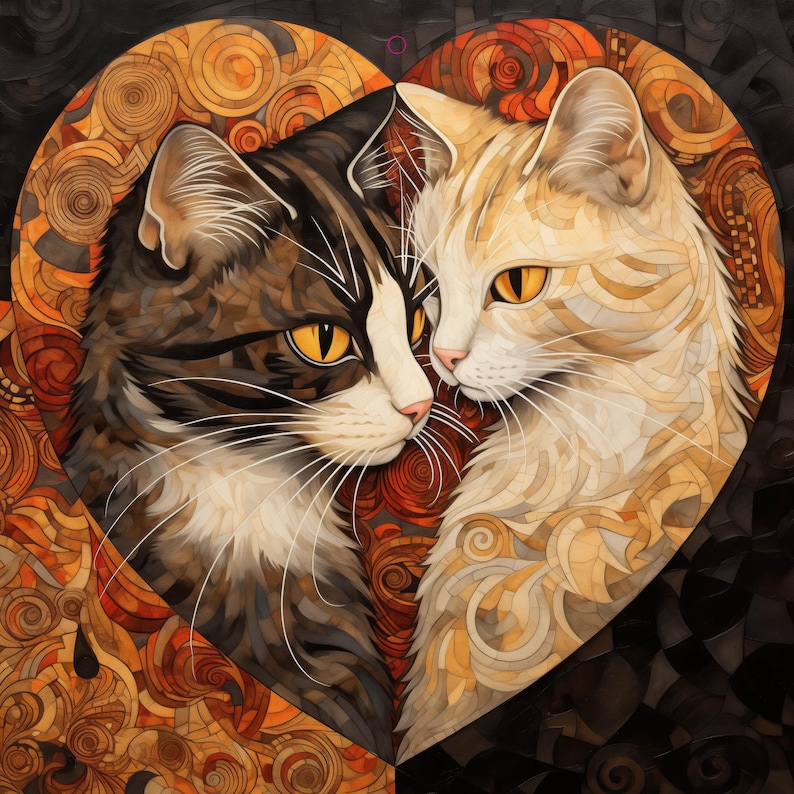 2025 Fine Art Cats Calendar - Cute Cats, Wall Art, Cat Lover Gift, Fine ...