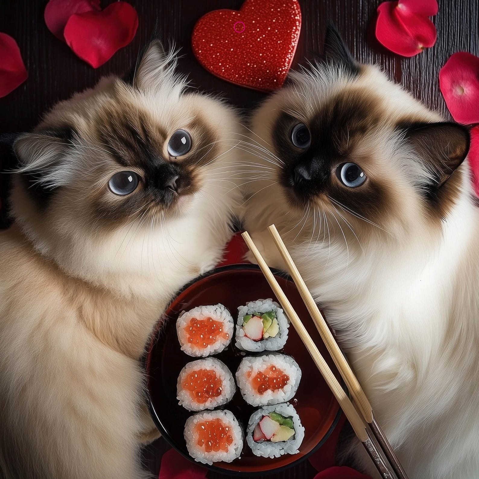 2025 Sushi Cats Calendar - Cute Cats, Hanging Calendar, Cat Lover Gift ...