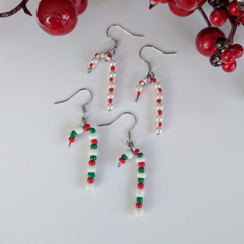Beaded Candy Cane Etsy