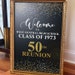 Made-to-order Digital File/ Welcome Sign / 50th Class Reunion ...