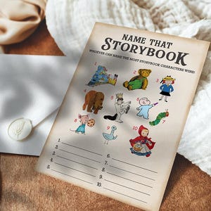 DOWNLOADABLE Storybook Baby Shower Collection Bundle - Not Selfeditable ...